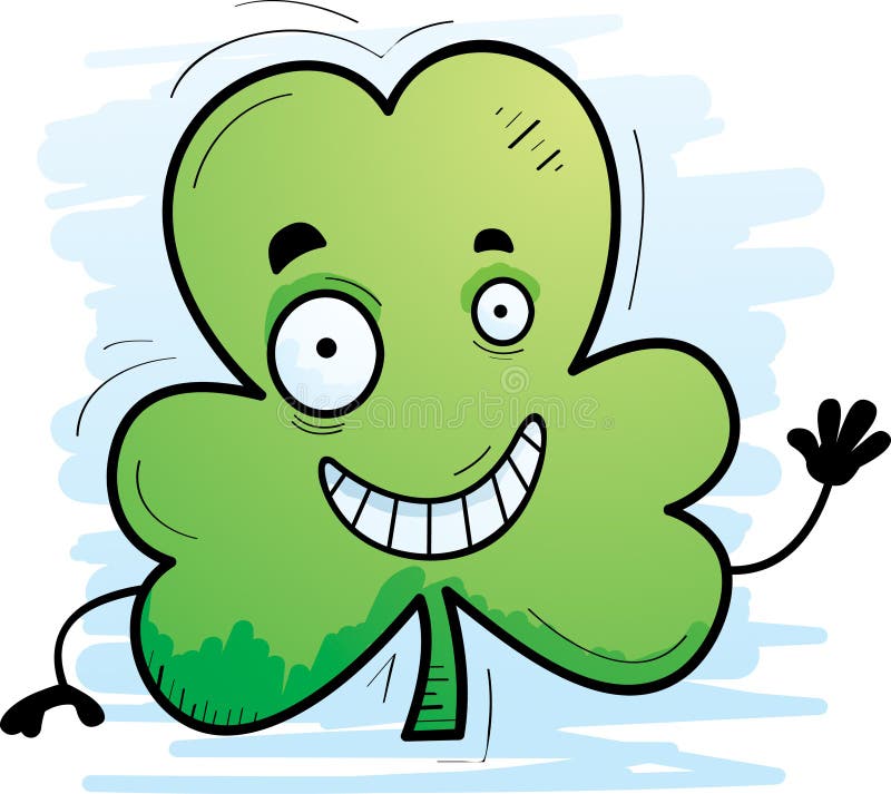 Shamrock Waving stock vector. Illustration of clover - 11518315