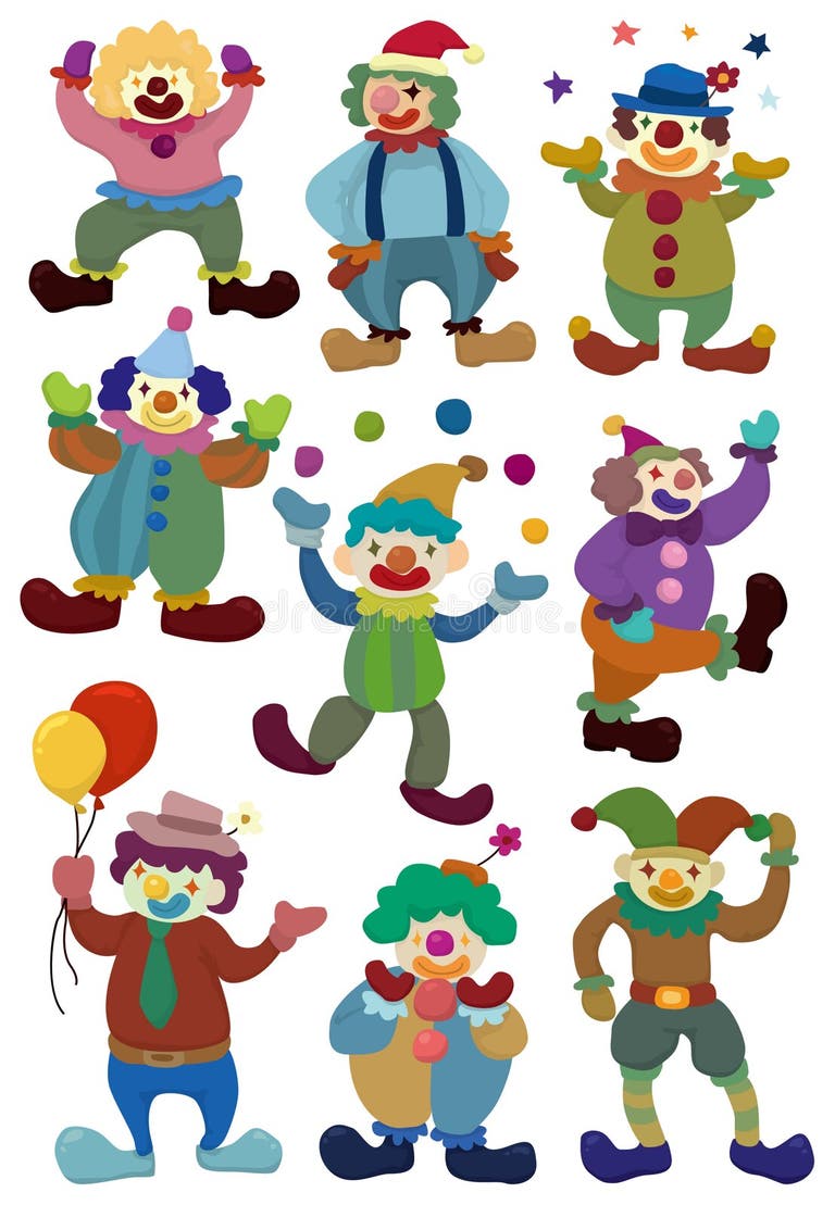 Juggling Cartoon Clown Stock Illustrations – 8,357 Juggling Cartoon ...