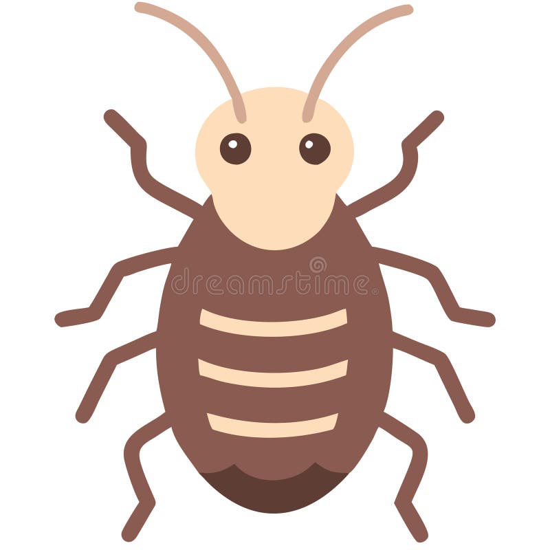 Cartoon Cockroach Vector Illustration for Educational Insect Resources ...