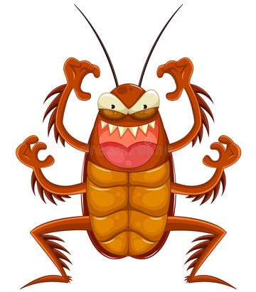 Cockroach Face Stock Illustrations – 438 Cockroach Face Stock ...
