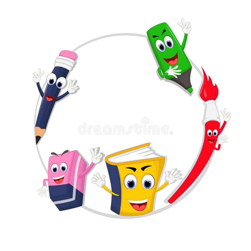 Cartoon Stationery Stock Illustrations – 17,283 Cartoon Stationery ...
