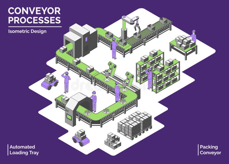 Cartoon Color Conveyor Stock Illustrations – 571 Cartoon Color Conveyor ...