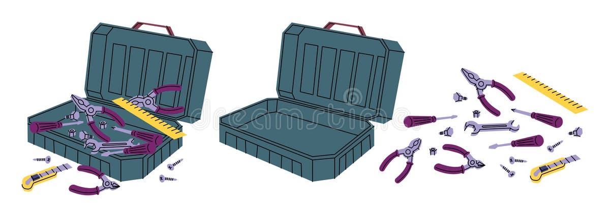 Cartoon Toolkit Stock Illustrations – 2,516 Cartoon Toolkit Stock ...