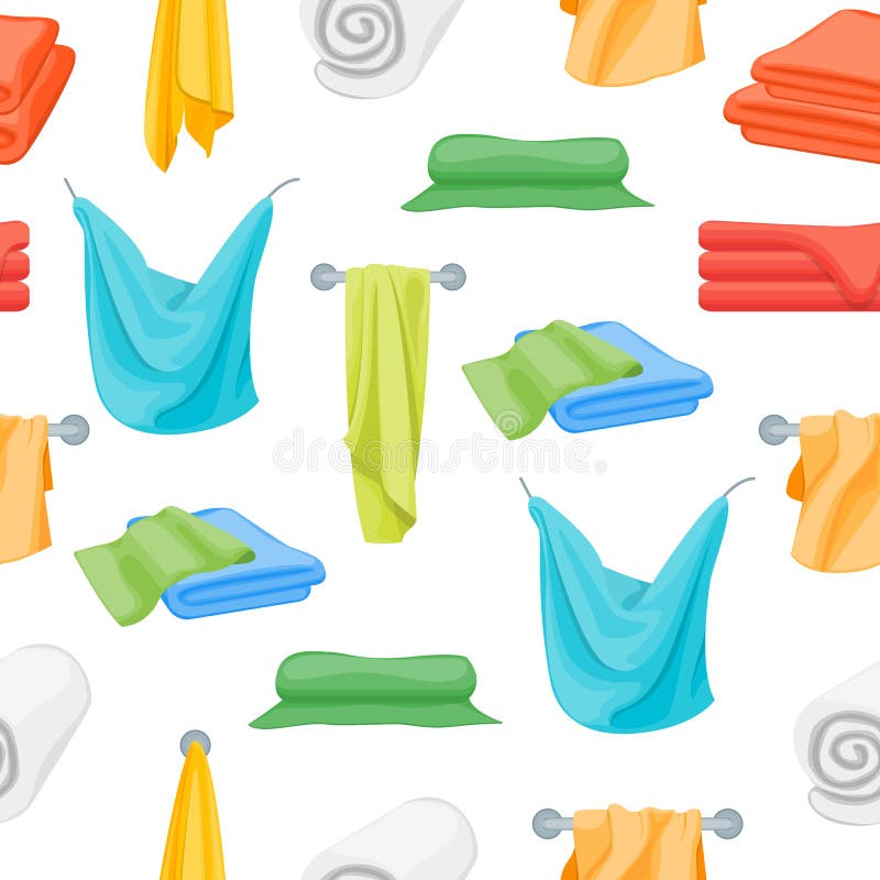 Cartoon Folded Towel Stock Illustrations – 723 Cartoon Folded Towel ...