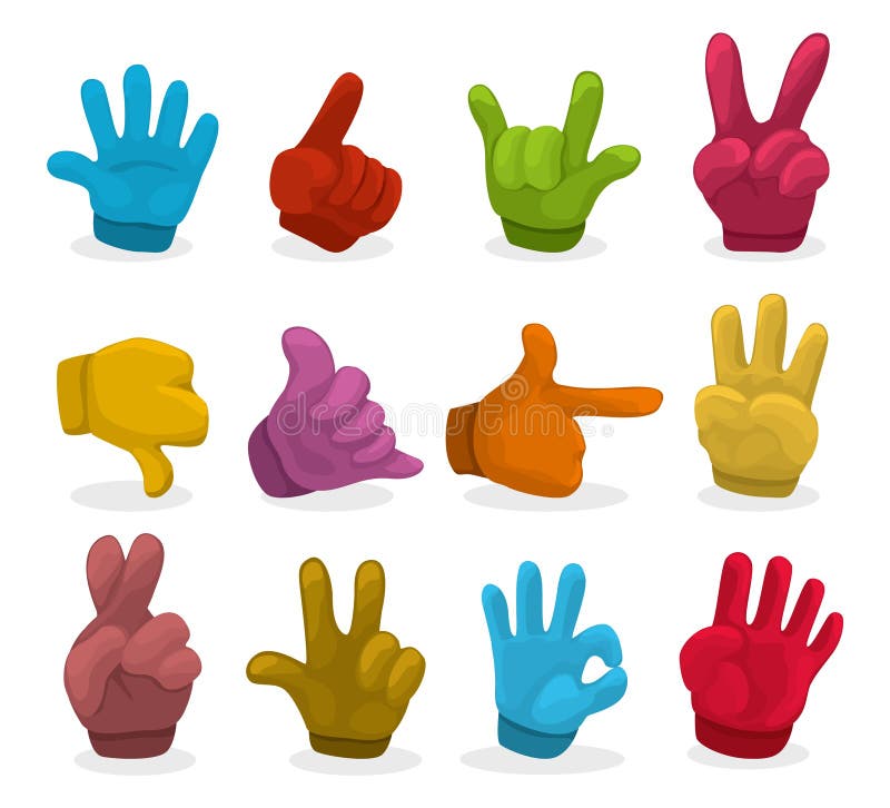 Cartoon Hand Middle Finger Stock Illustrations – 1,397 Cartoon Hand ...