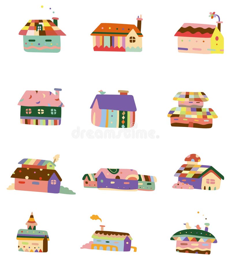 Cartoon house icon stock vector. Illustration of icon - 18699895