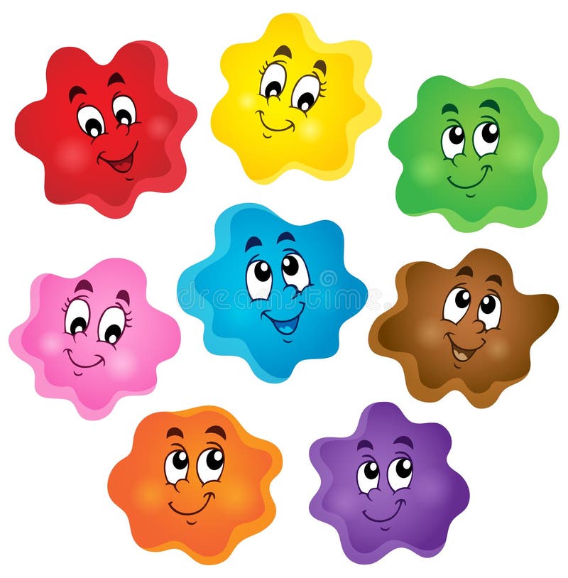 Cartoon Color Shapes Collection Stock Vector - Illustration of smile ... Cartoon Color Shapes Collection Stock Vector - Illustration of smile ...