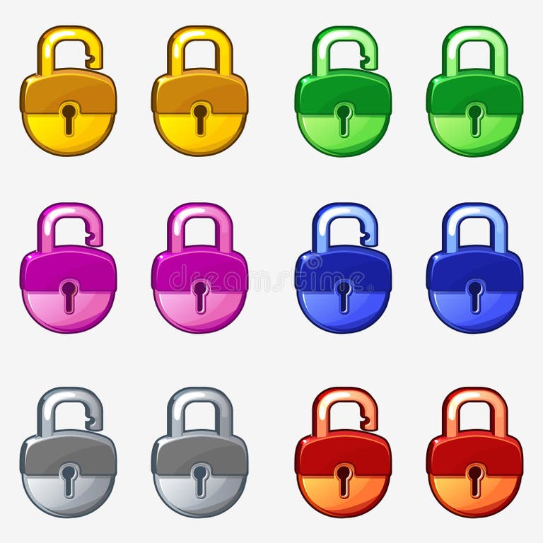 Cartoon Padlock Stock Illustrations – 9,918 Cartoon Padlock Stock ...