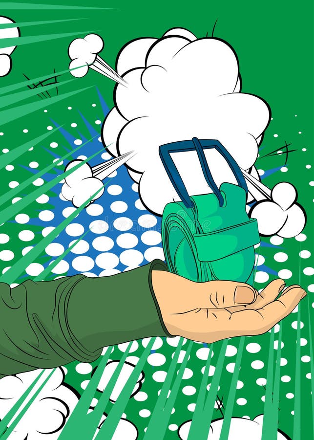 Cartoon, Comic Book Human Hands Holding Men S Belts. Retro Vector ...