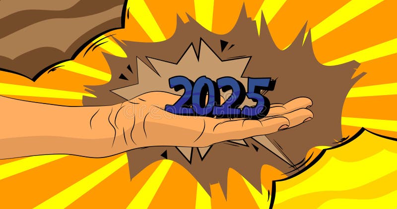 Cartoon, Comic Book Human Hands Holding 2025. Retro Vector Comics Pop ...