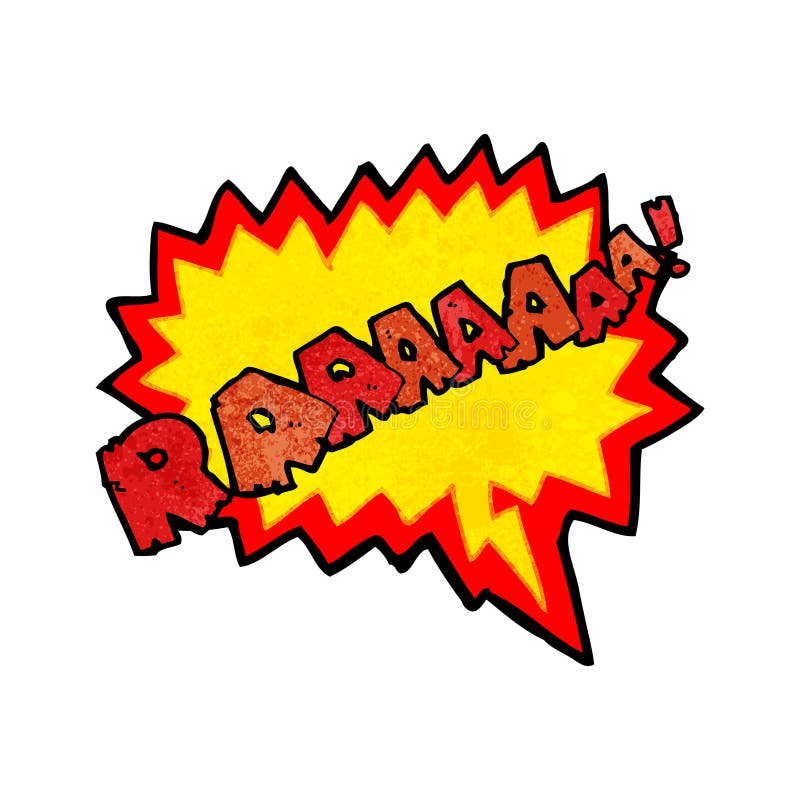 Cartoon comic book scream stock vector. Illustration of cloud - 38041150