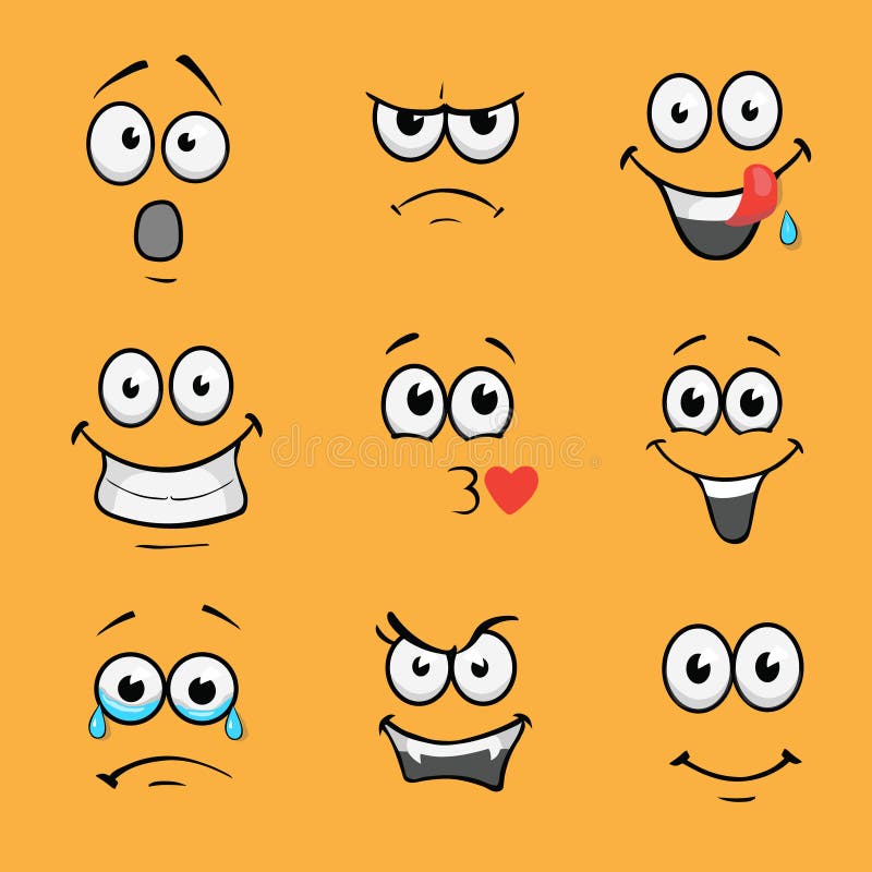 Comic Faces Stock Illustrations – 8,495 Comic Faces Stock Illustrations ...