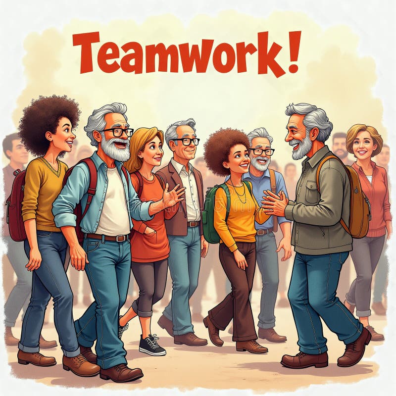 Cartoon Group Work Stock Illustrations – 67,714 Cartoon Group Work ...