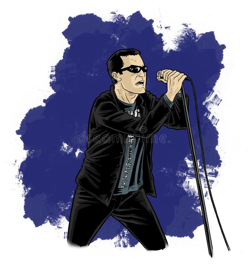 Cartoon - Comic Style Singer Stock Illustration - Illustration of ...