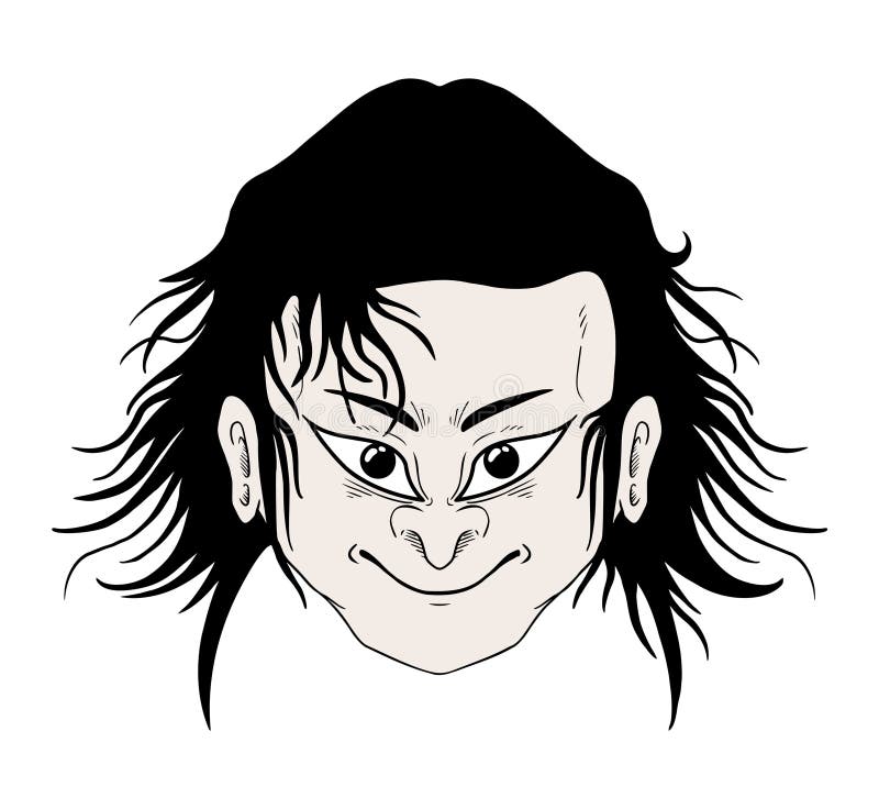 Cartoon comis style head stock vector. Illustration of comic - 318395200