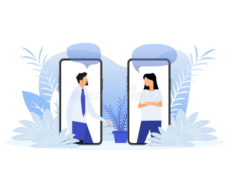 Cartoon Communication. Positive Community. Online Social Network. Stock ...