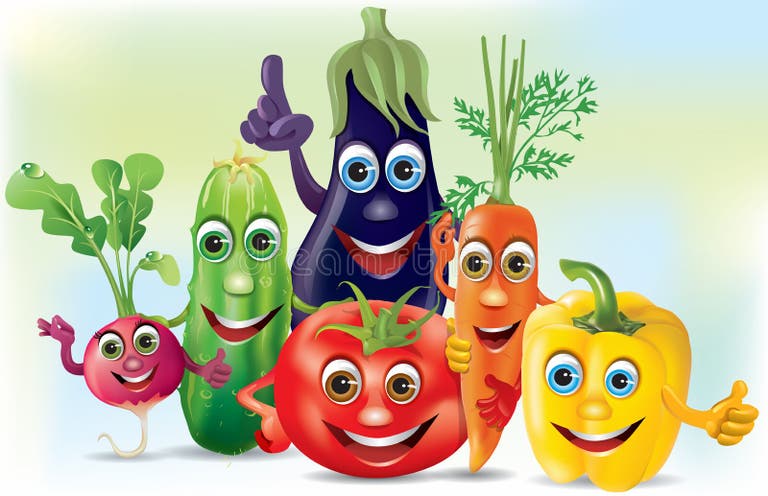 Animated Vegetables Stock Illustrations – 2,410 Animated Vegetables ...