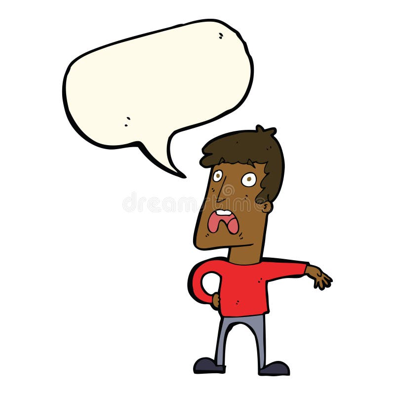 Cartoon Complaining Doodle Man Stock Vector - Illustration of character ...