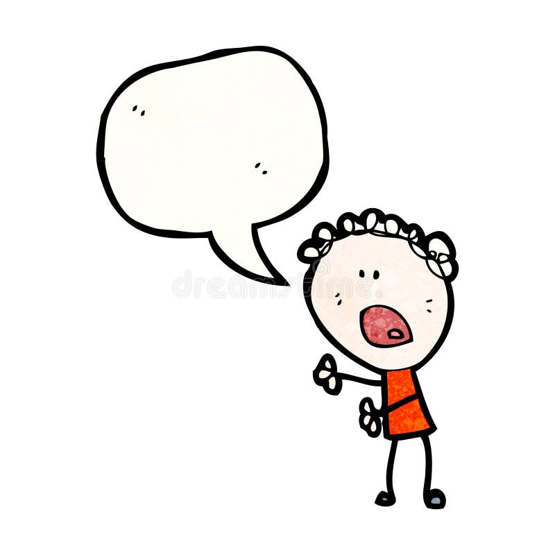 Cartoon complaining woman stock vector. Illustration of drawn - 38043477