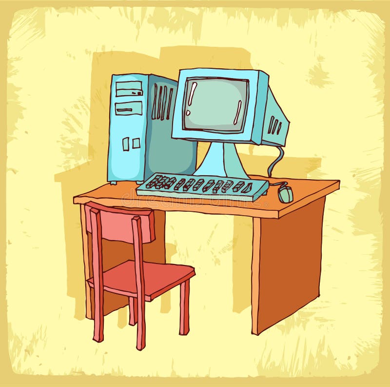 Cartoon Computer Stock Illustrations – 352,414 Cartoon Computer Stock ...