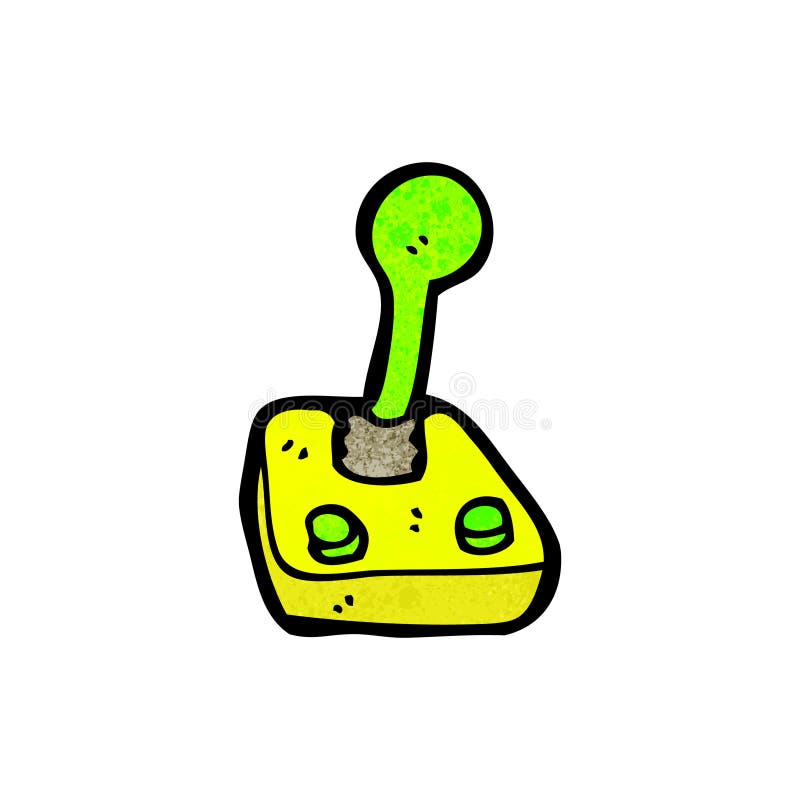 Cartoon computer joystick stock vector. Illustration of joystick - 38041680