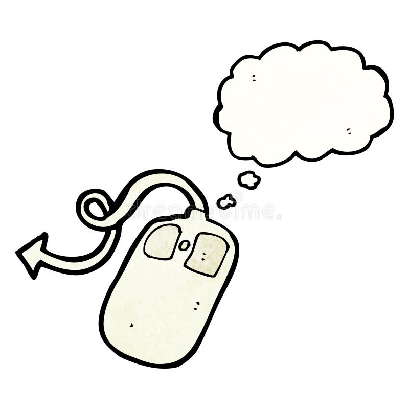 Cartoon Computer Mouse with Arrow Stock Vector - Illustration of crazy ...