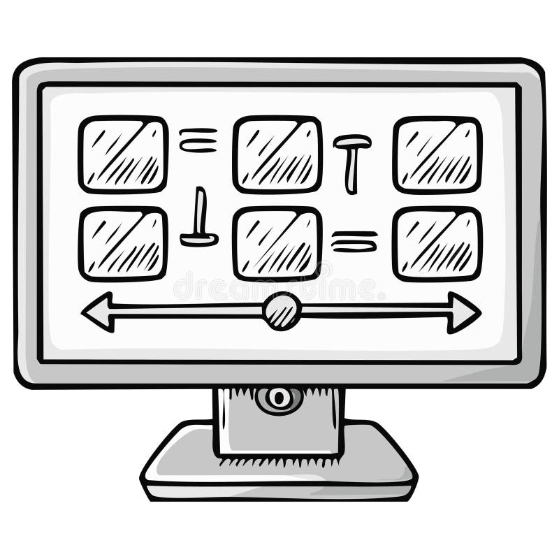 Cartoon Computer Screen Stock Illustrations – 74,424 Cartoon Computer ...