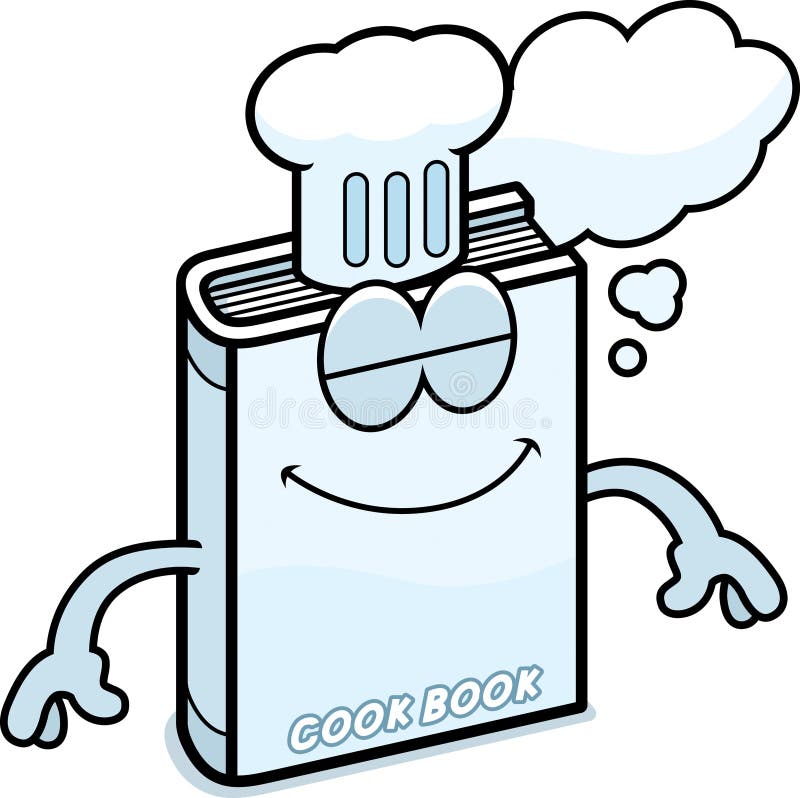 Cartoon Cookbook Dreaming stock vector. Illustration of cook - 47816103