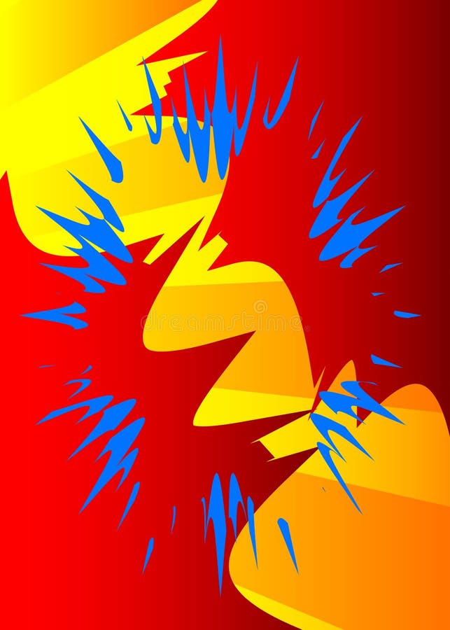 Cartoon Cool Backgrounds, Comic Book Backdrop. Retro Vector Comics Pop ...