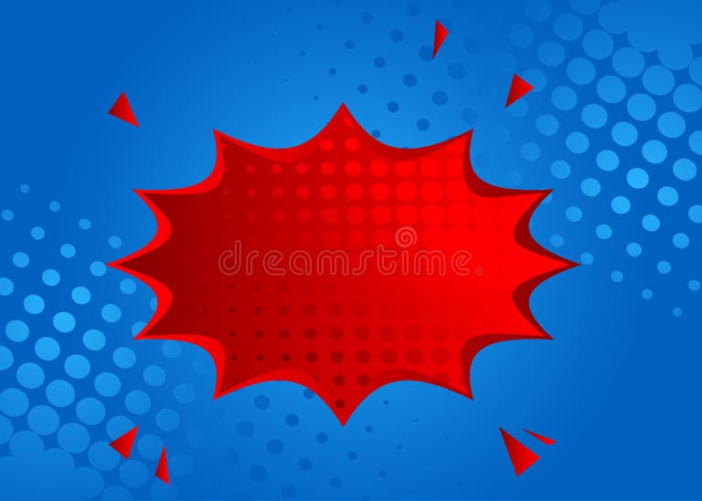 Cartoon Cool Backgrounds, Comic Book Backdrop. Retro Vector Comics Pop ...