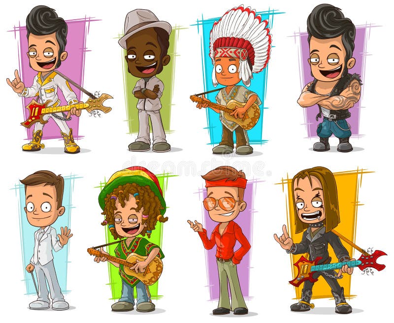 Vector Set Funny Characters Stock Illustrations – 41,572 Vector Set ...