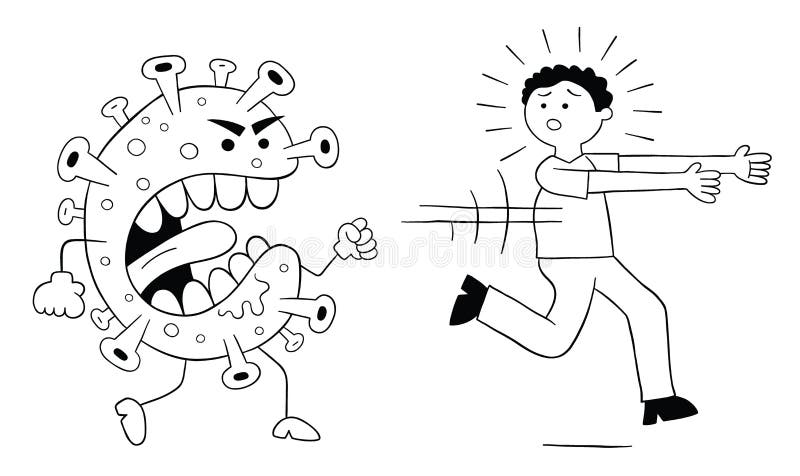 Monster Chasing Man Stock Illustrations – 50 Monster Chasing Man Stock ...