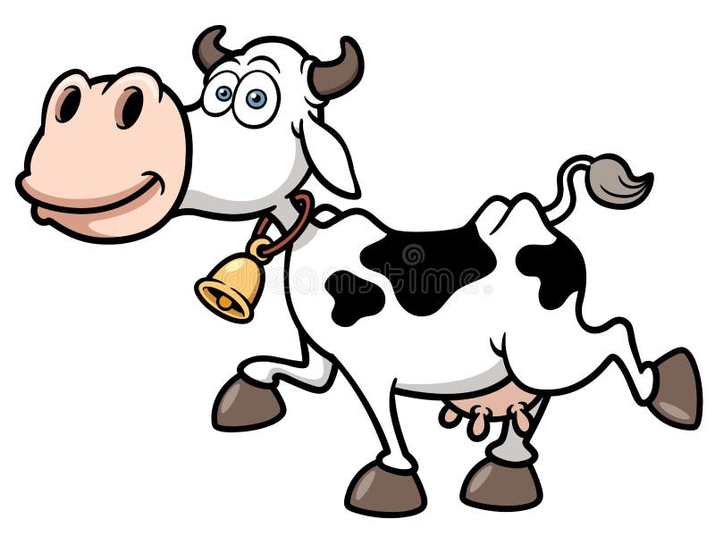Cartoon Cow stock vector. Illustration of farm, milk - 31798081