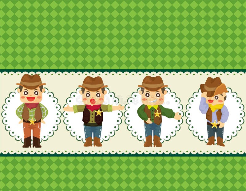 Cowboy Ranch Border Stock Illustrations – 346 Cowboy Ranch Border Stock ...