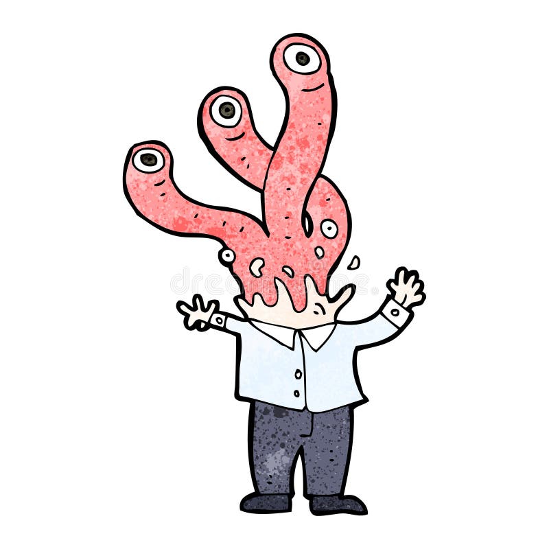 Cartoon crazy monster boss stock vector. Illustration of silly - 38091633