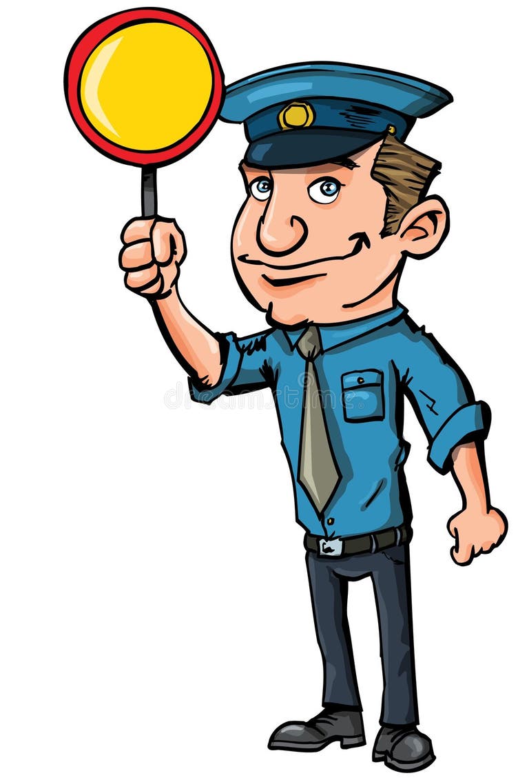 Cartoon Crossing Guard Stock Illustrations – 273 Cartoon Crossing Guard ...