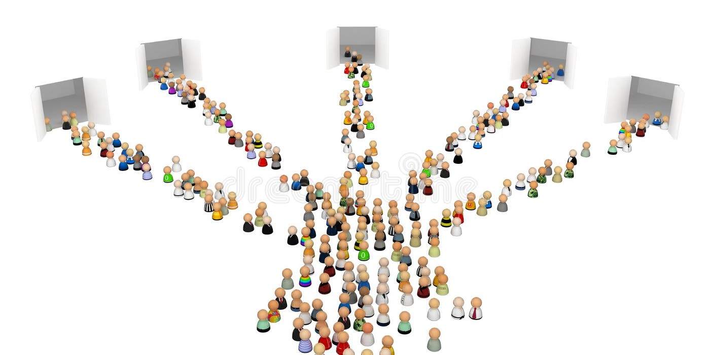 Crowd Entering Gate Stock Illustrations – 28 Crowd Entering Gate Stock ...