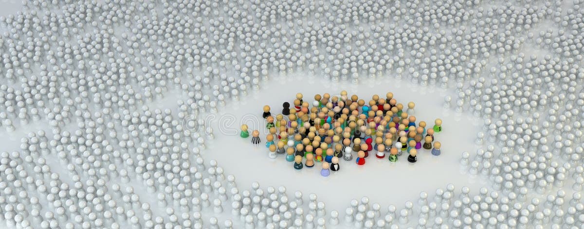 Crowd Surrounded Stock Illustrations – 1,903 Crowd Surrounded Stock ...