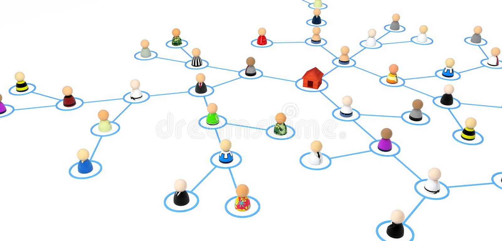 Cartoon Crowd, Large Banner Stock Illustration - Illustration of group ...