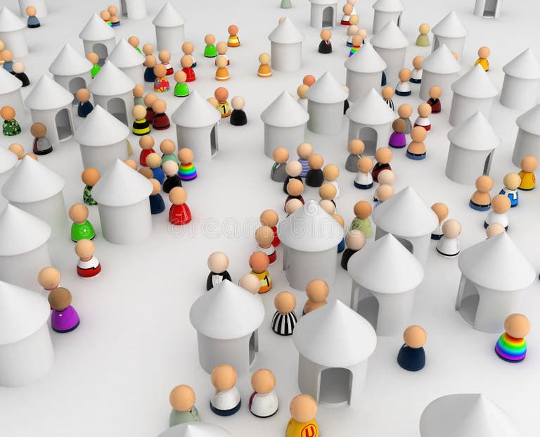 Cartoon Crowd House Stock Illustrations – 359 Cartoon Crowd House Stock ...