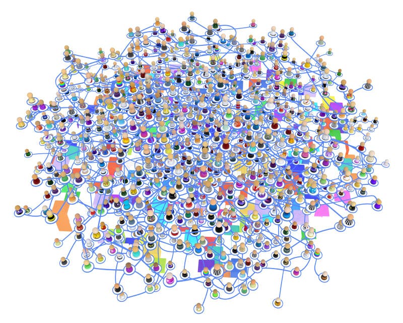 Cartoon Crowd Complex System Stock Illustrations – 193 Cartoon Crowd ...