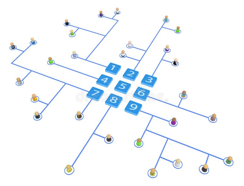 Cartoon Crowd, Link Dial stock illustration. Illustration of horizontal ...