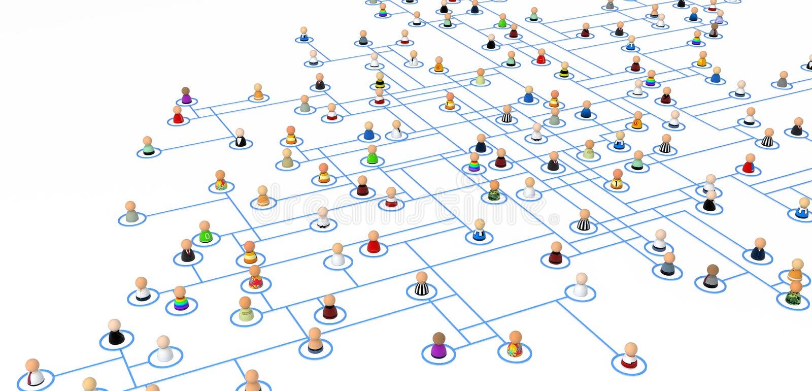 Organization Corporate Chart Company People Stock Vector - Illustration ...