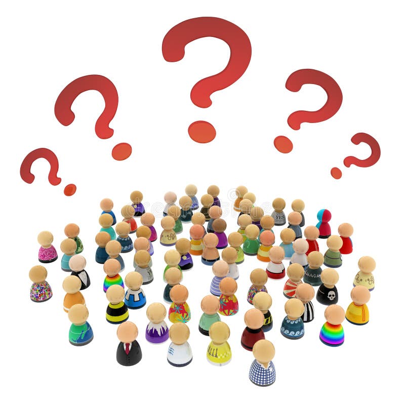 Crowd Questions Stock Illustrations – 153 Crowd Questions Stock ...