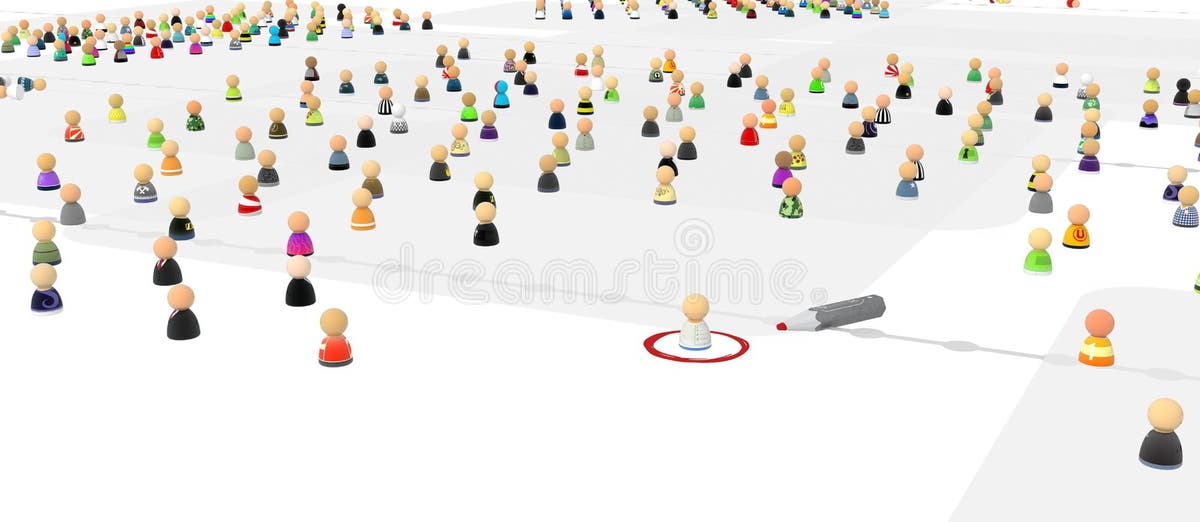Cartoon Crowd Standing Out Stock Illustrations – 609 Cartoon Crowd ...