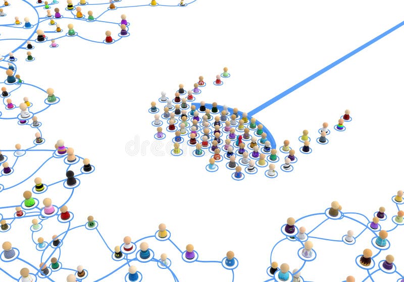 Cartoon Crowd Complex System Stock Illustrations – 193 Cartoon Crowd ...