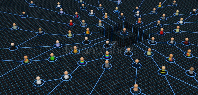 Cartoon Crowd, Unconnected stock illustration. Illustration of drawing ...