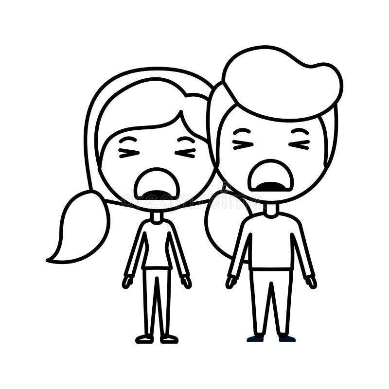Couple Crying Stock Illustrations – 543 Couple Crying Stock ...
