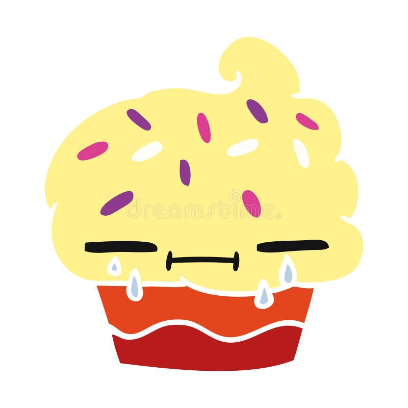 Cartoon Cupcake Sad Stock Illustrations – 336 Cartoon Cupcake Sad Stock ...