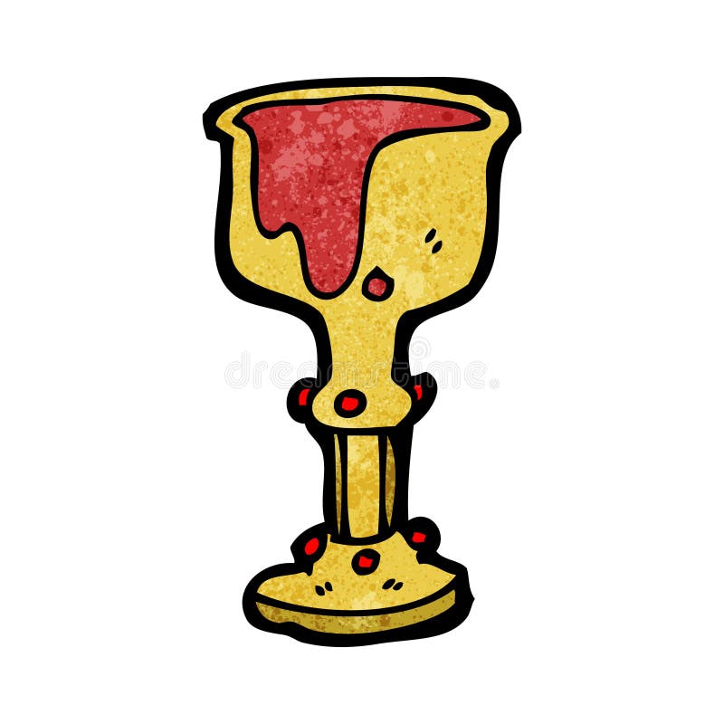 Cartoon cup of blood stock vector. Illustration of character - 38059920